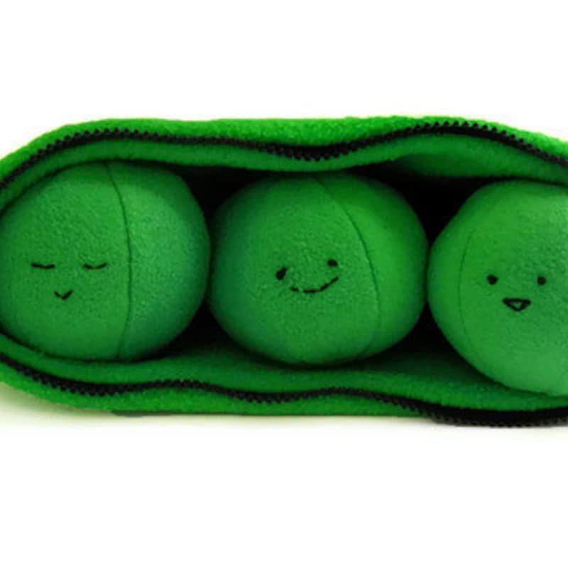 Peas in a Pod Plush - Etsy