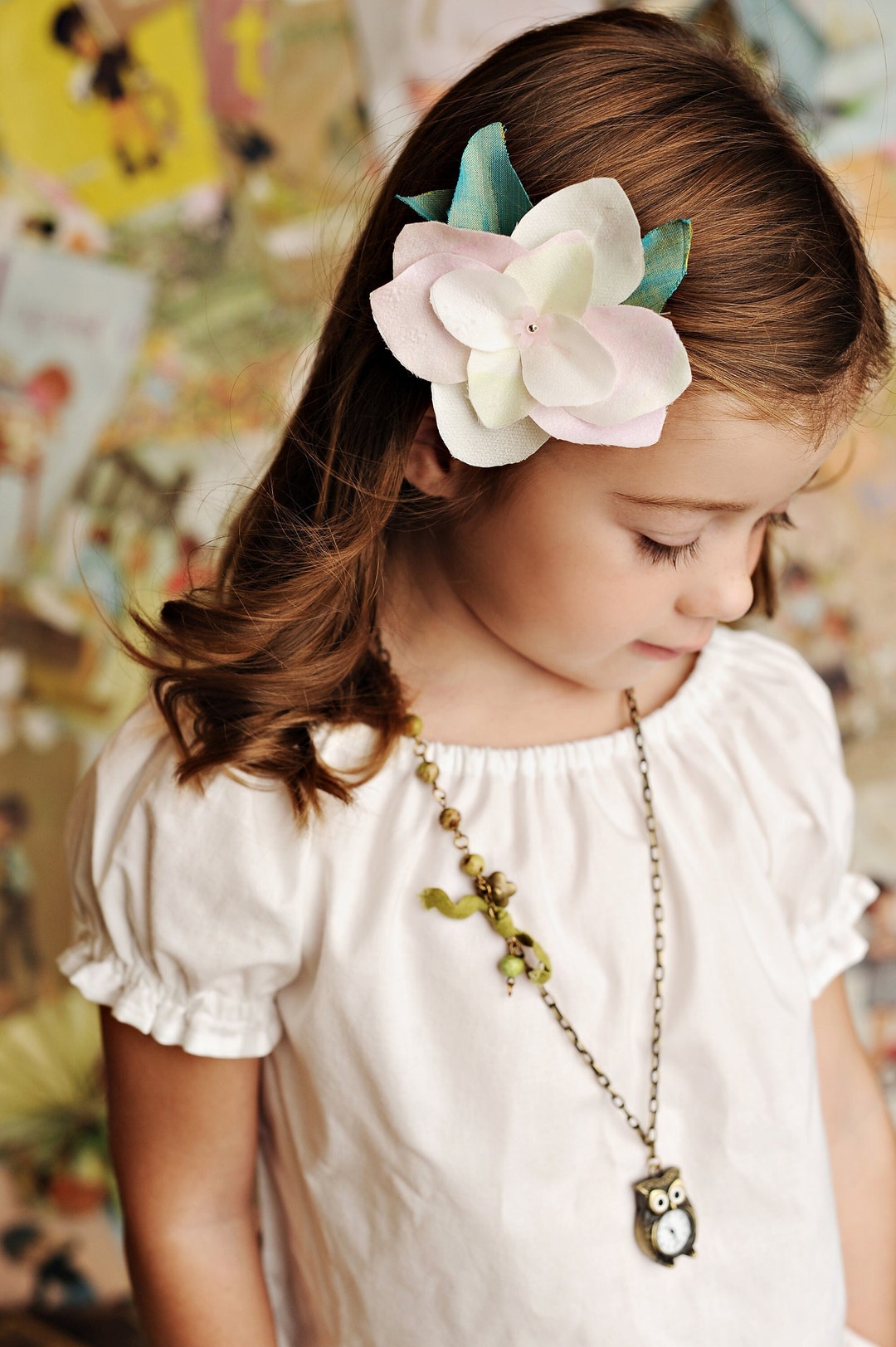 Girl Peasant Top Pattern, Long and Short Sleeves Sewing Pattern - 1 to ...