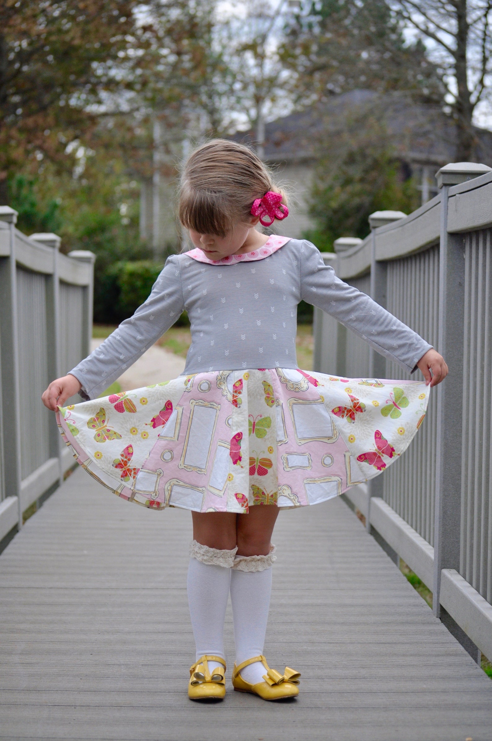 Twirl Dress, Skirt and Top Sewing Pattern Set for Knit and Woven Fabric ...