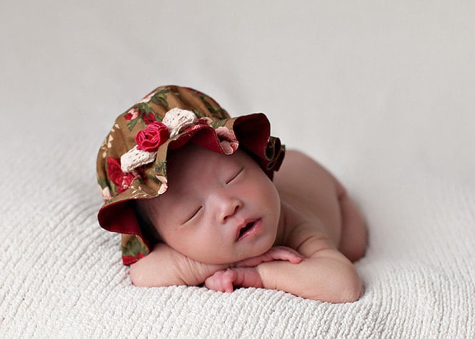 Mop / Mob Cap Pattern - Newborn Baby , Toddler, Girl Plus 18 Inch Doll ...