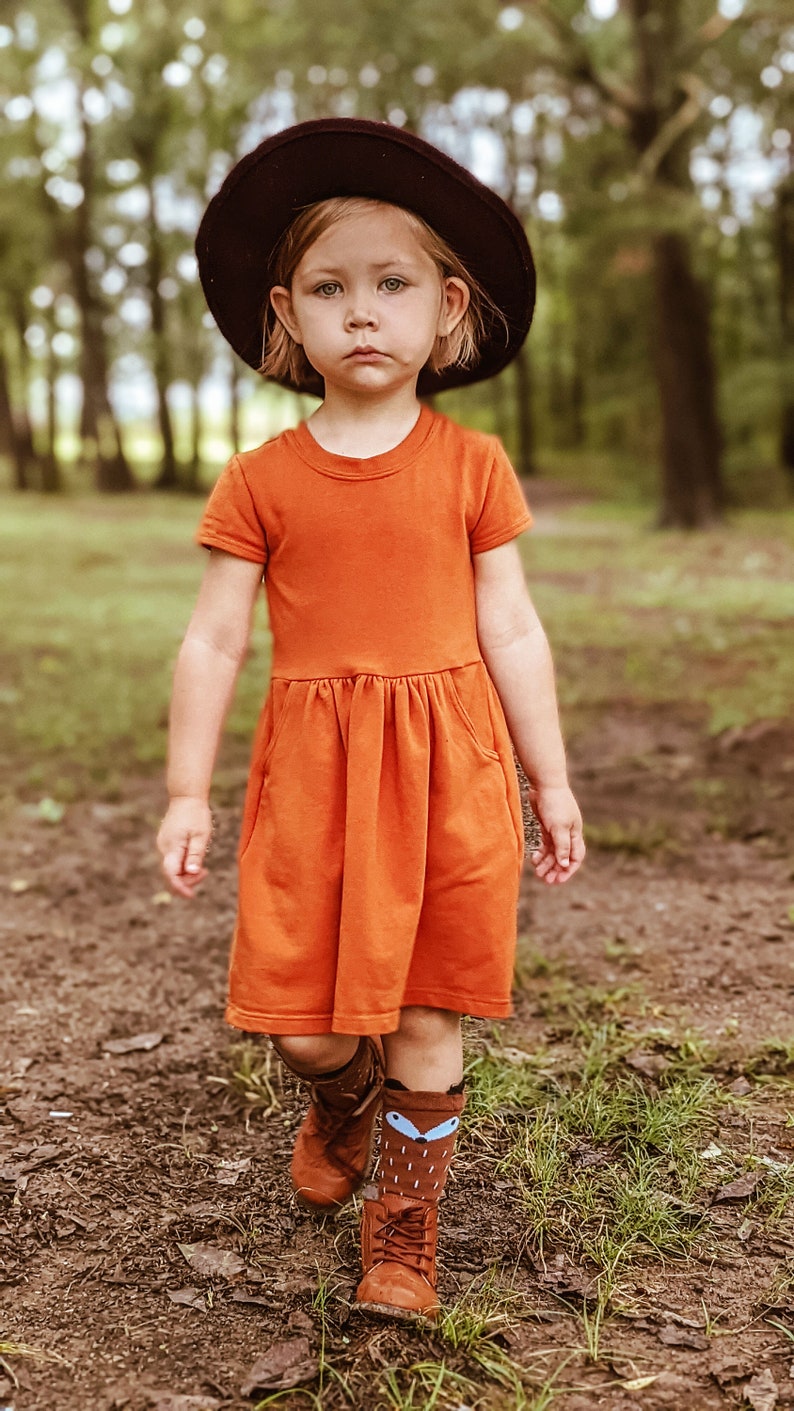 Girls Dress Pattern for Knit Fabric - POCKETS PDF Download Includes ...