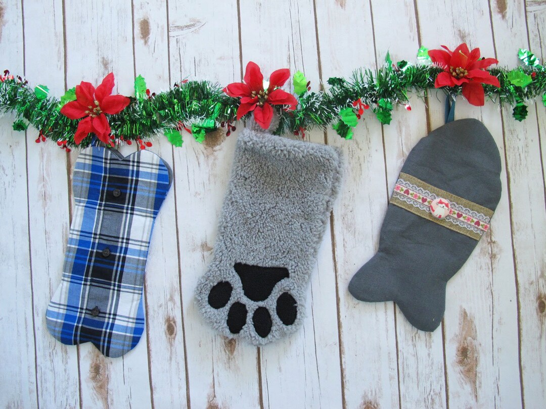 Dog Bone Stocking Pattern - Downloadable PDF Sewing Pattern - Bone, Paw ...