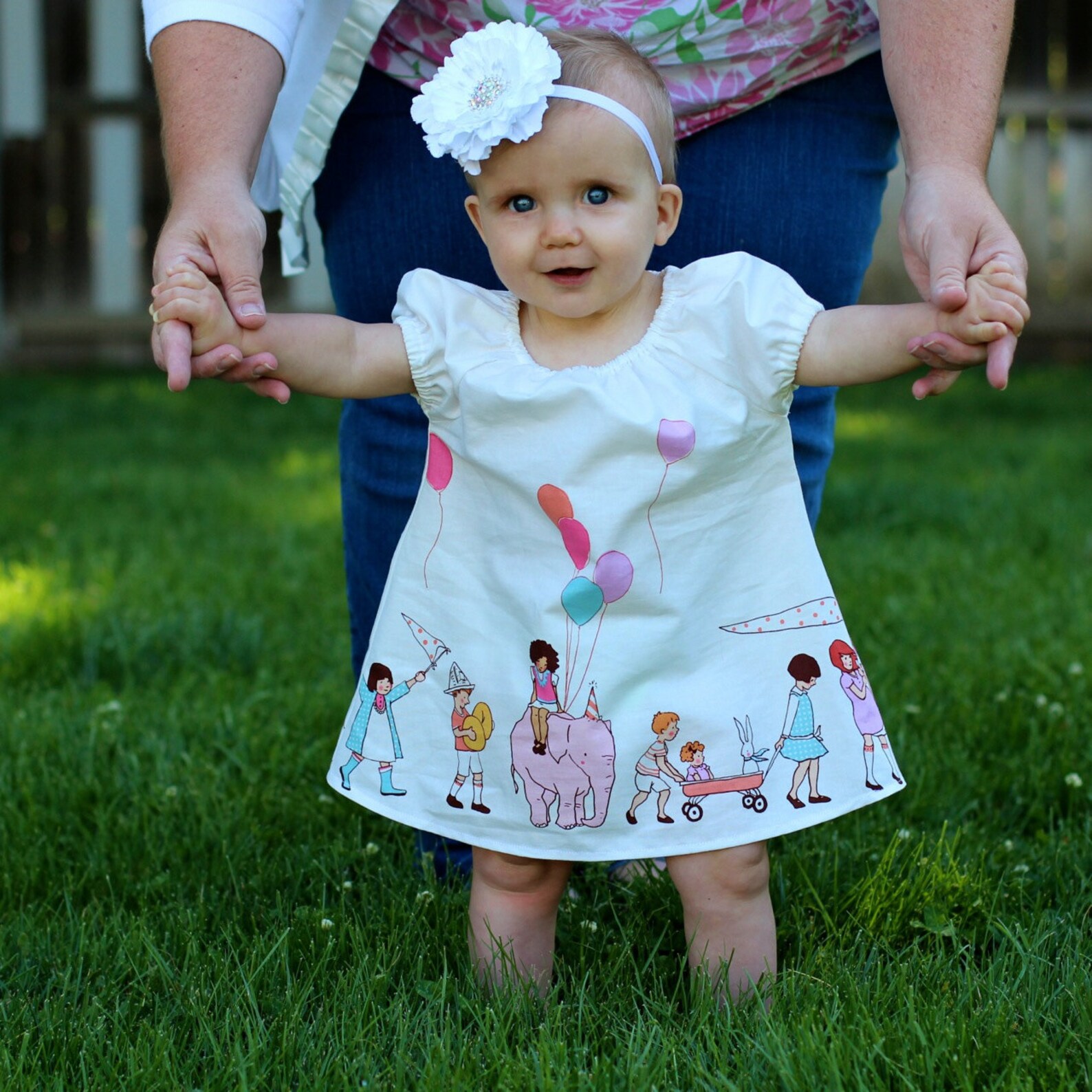 Easy Baby Peasant Dress Sewing Pattern – Beginner DIY (digital Download ...