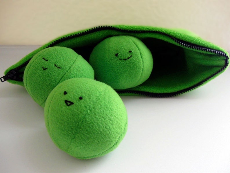 Baby Toy Sewing Pattern - Peas in a Pod Plush Zippered Developmental ...