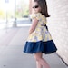 Easy Girls Twirl Dress Pattern - Full Twirly Tiers - Puff Sleeves - 2 ...