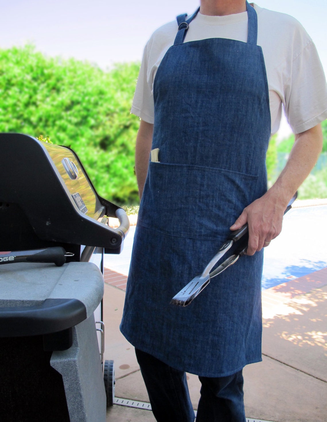 Men's Apron Pattern Great for Men or Women Simple Apron - Etsy
