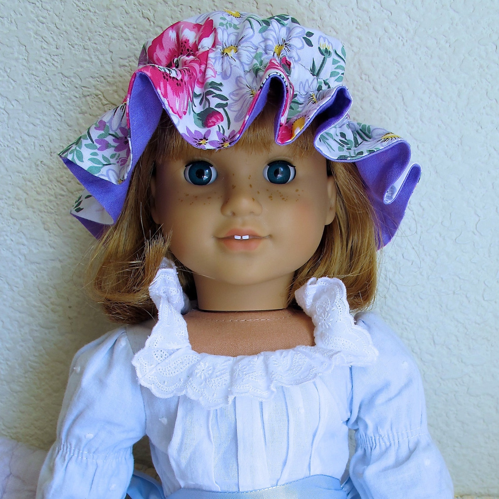 Mop / Mob Cap Pattern - Newborn Baby , Toddler, Girl Plus 18 Inch Doll ...