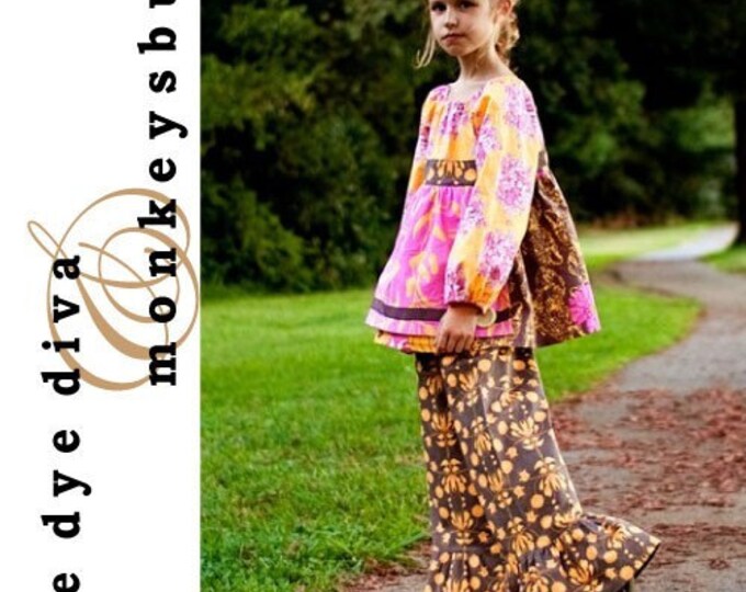 How to Sew Ashbury Ruffle Pants in Velour Knit or Woven Fabric PDF ...