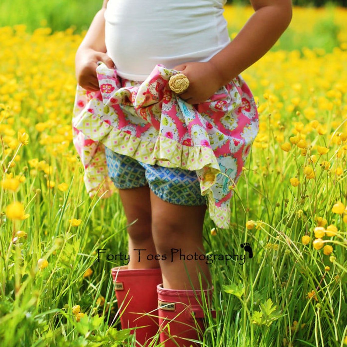Twirl Skirt Pattern for Girls - so Easy and Cute - Downloadable and No ...