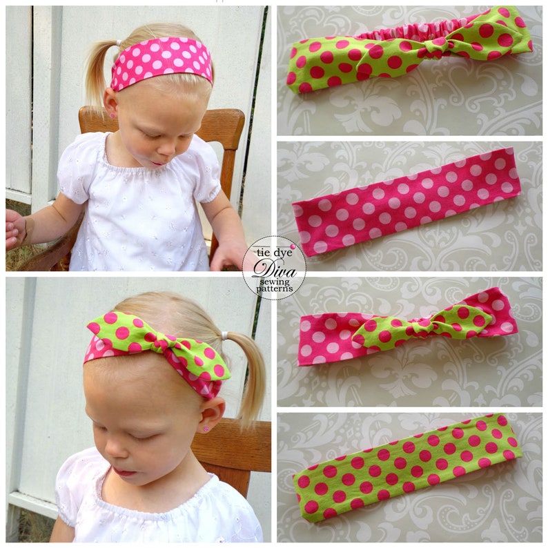 Bow Headband Sewing Pattern - Newborn to Adult Sizes (PDF Download) - Etsy