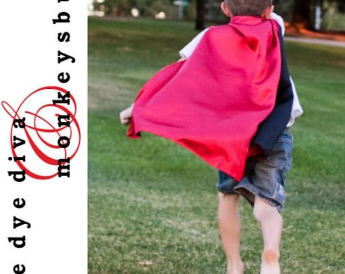 How to Sew a Super Hero Cape PDF Pattern and Instructions Dress up ...