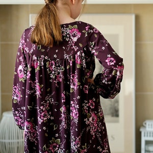 Girls Knit Fabric Dress Pattern Printable PDF Includes Projector File ...