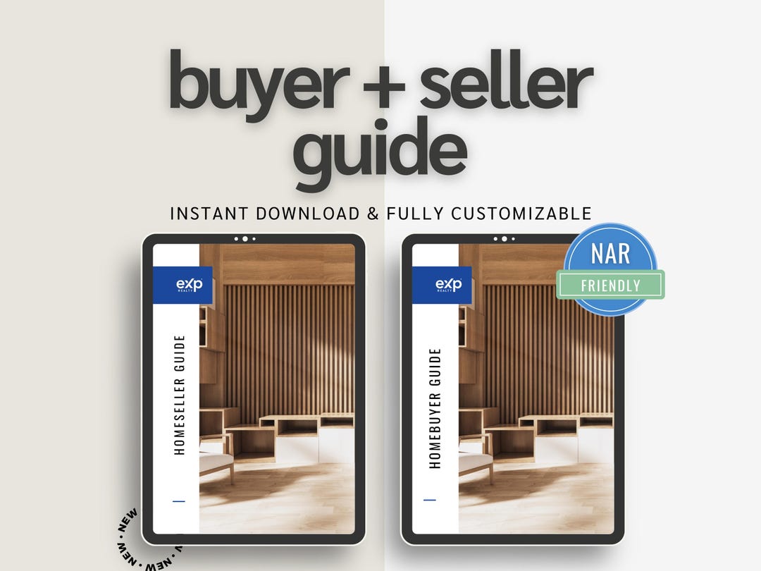 EXP Real Estate Buyer & Seller Guide: Presentation Templates (canva) - Etsy