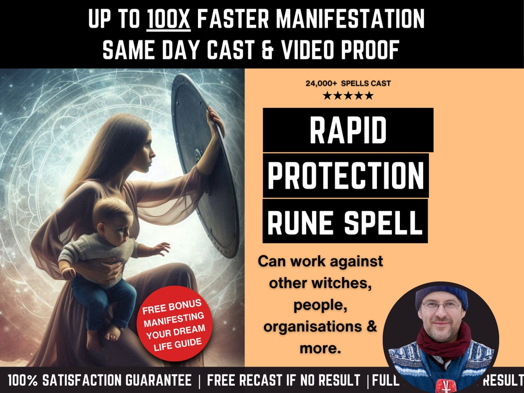 RAPID PROTECTION Spell, Protection From Others Spell, Feel at Ease Spell, Get Peace of Mind ...