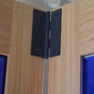 Stained Glass Tri-fold Room Divider/privacy Screen in an Amish Built ...