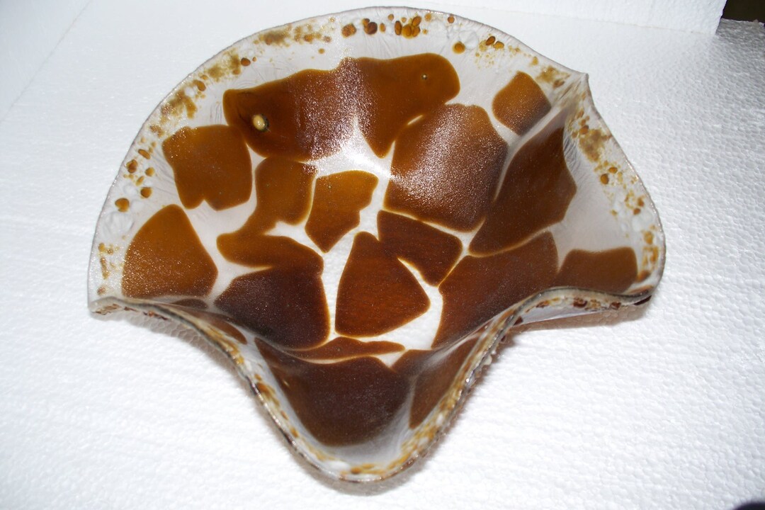 Each Giraffe Patterned Beer Bottle Bowl is Upcycled From 1 Beer Bottle ...
