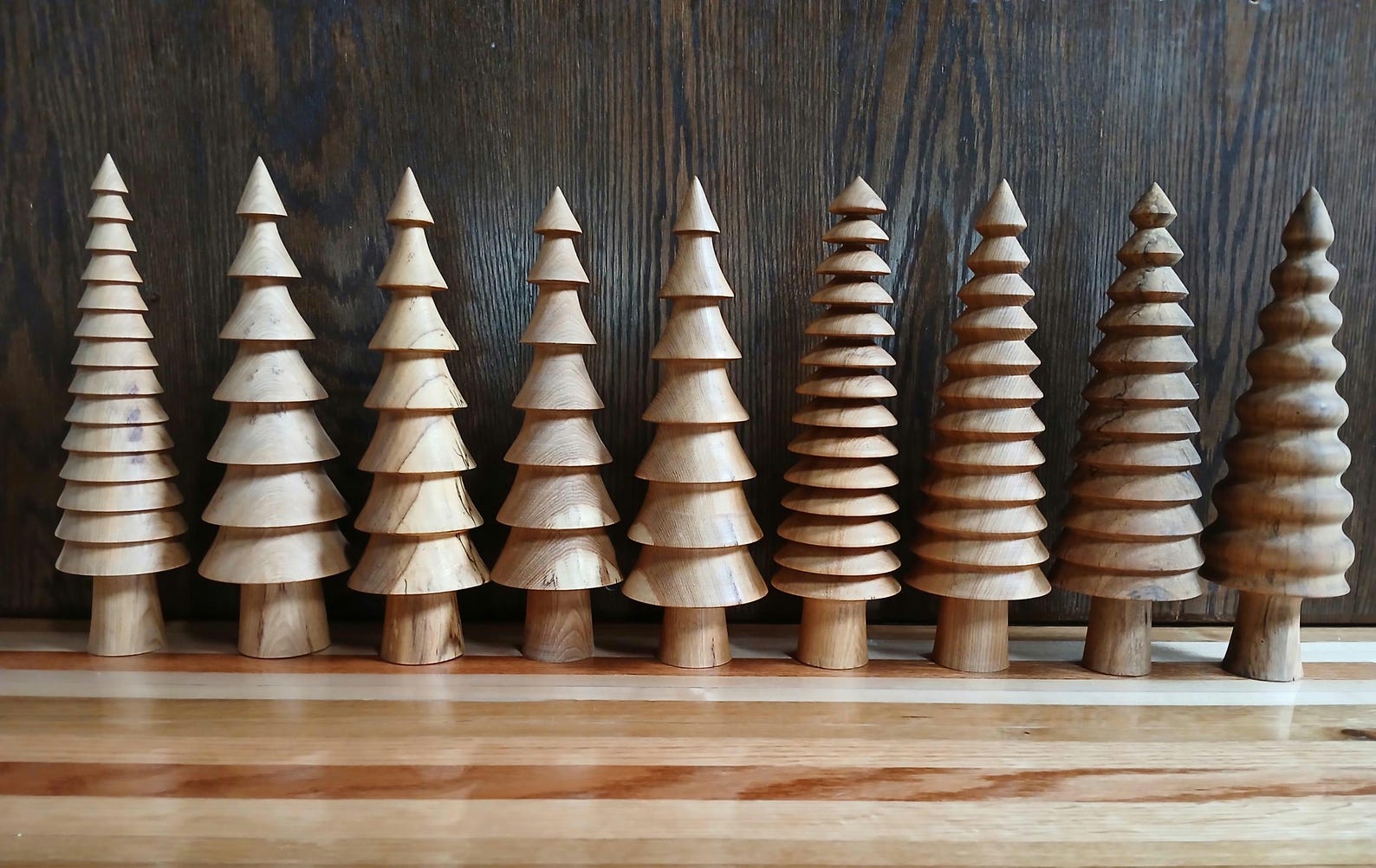 Handcrafted Hickory & Maple Wood Tree: Natural Wood Decor - Etsy