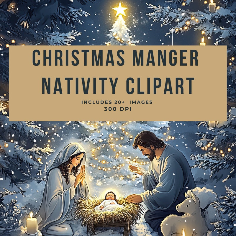 Nativity Clip Art - Etsy