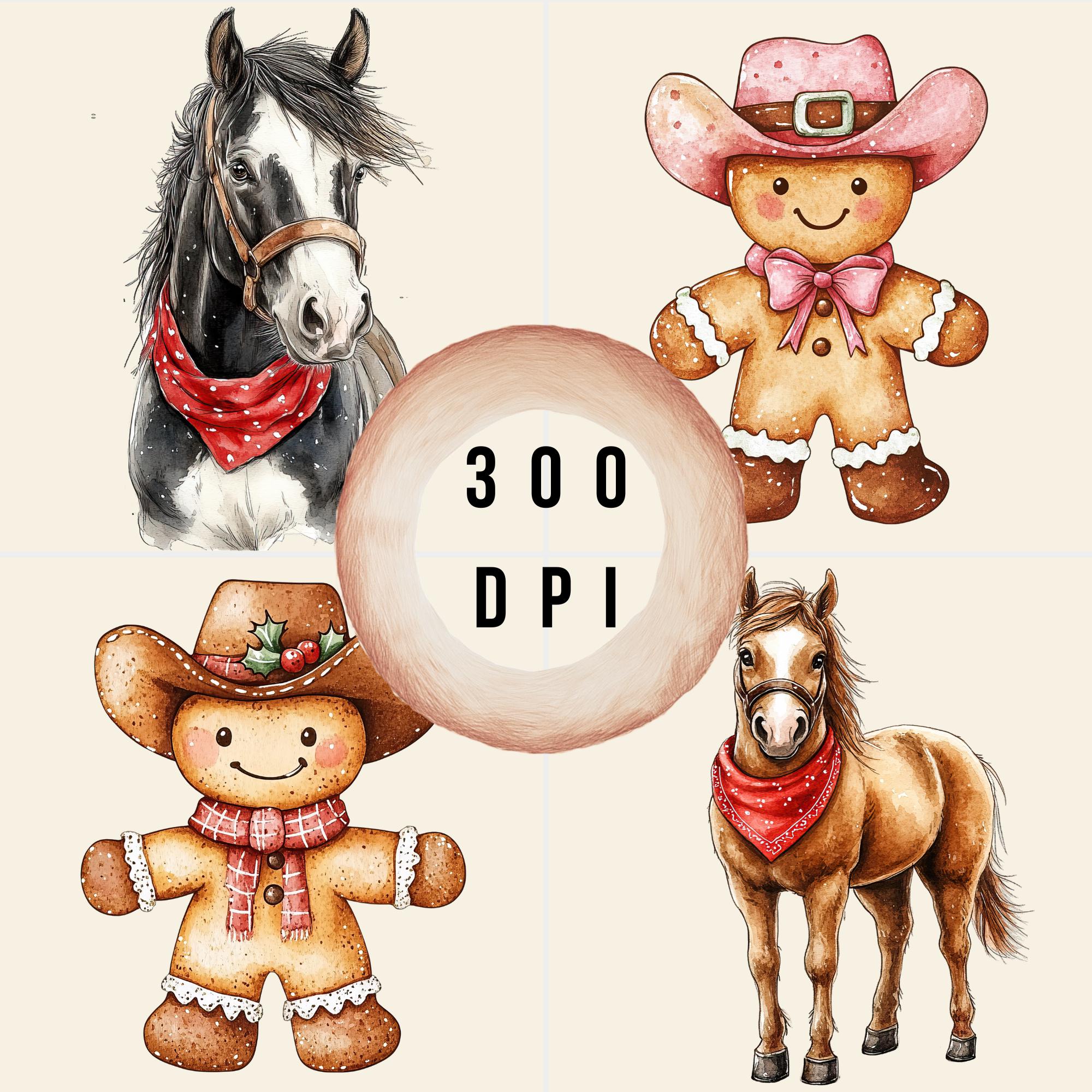 Cowboy Gingerbread Men Images, Clipart Graphics for All of Your ...
