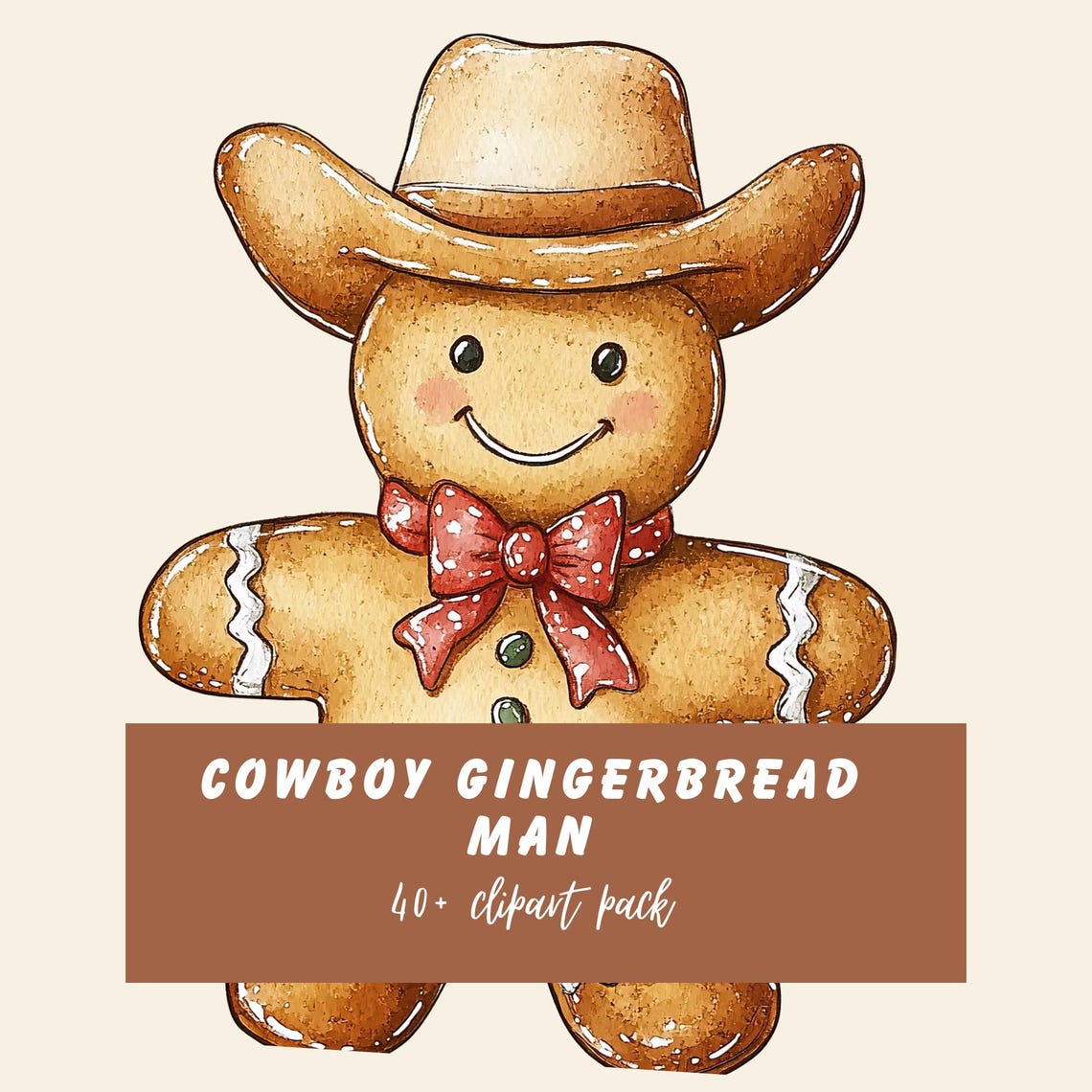Cowboy Gingerbread Men Images, Clipart Graphics for All of Your ...