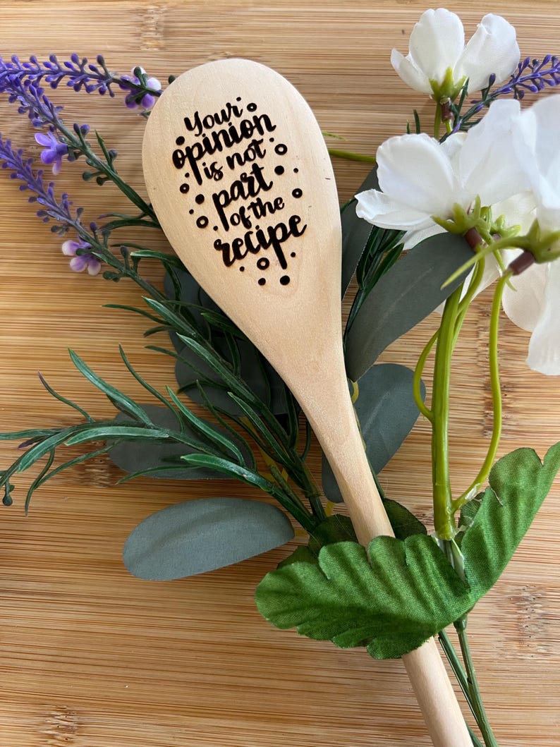 Funny Sayings, Gift for Mom, Wooden Spoons Personalized, Wooden Spoon ...
