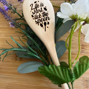 Funny Sayings, Gift for Mom, Wooden Spoons Personalized, Wooden Spoon ...