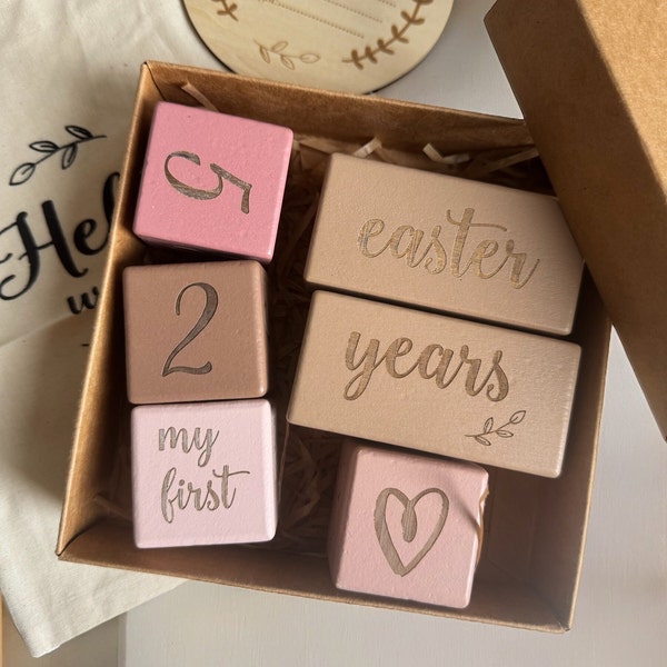 Milestone Blocks - Etsy