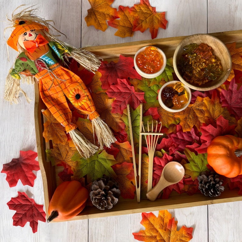 Autumn Sensory Bin, Toddler Sensory Bin, Fall Sensory Play, Sensory Box ...