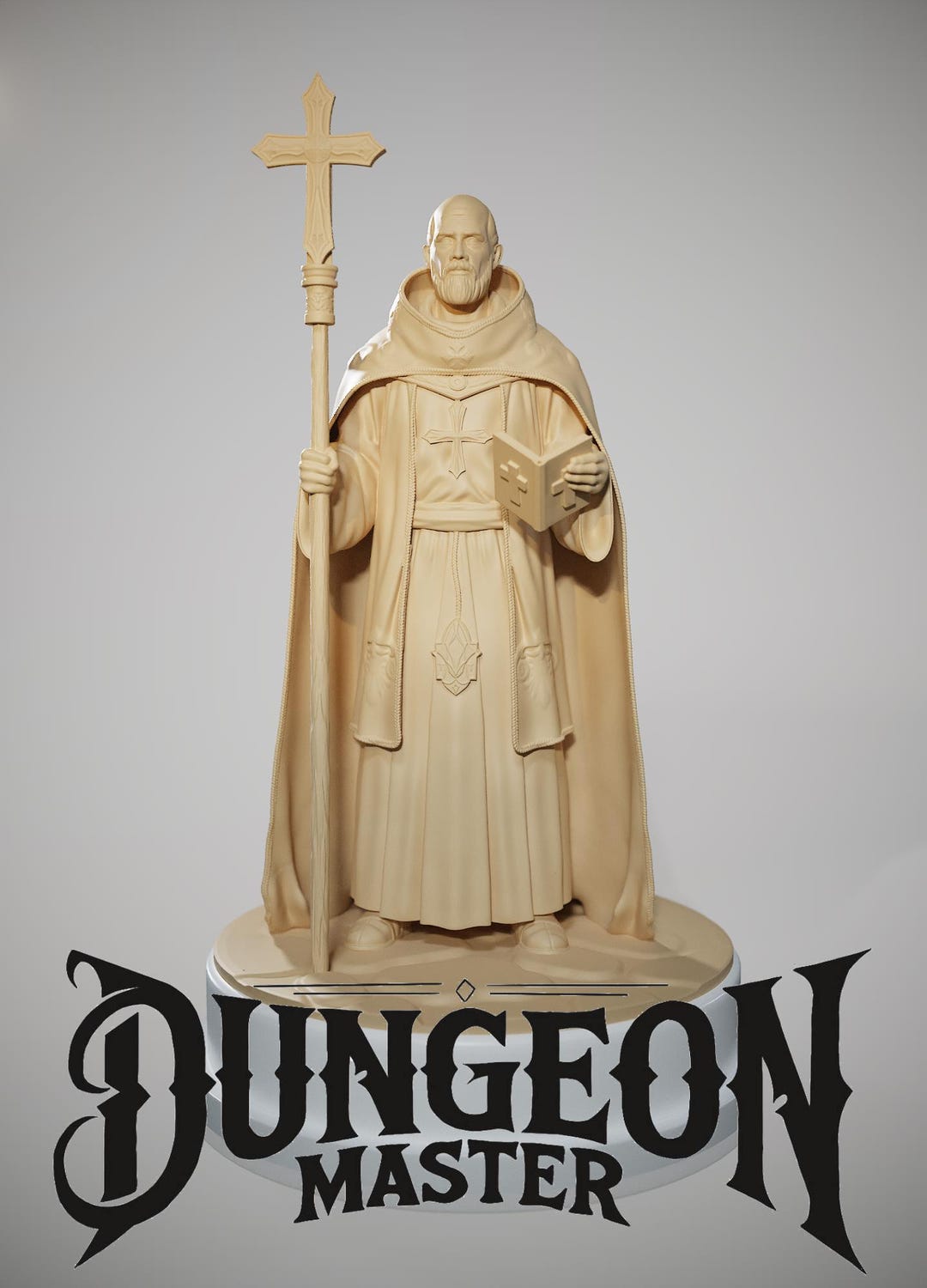 D&D Villager Cleric – STL Miniature for 3D Printing - Etsy