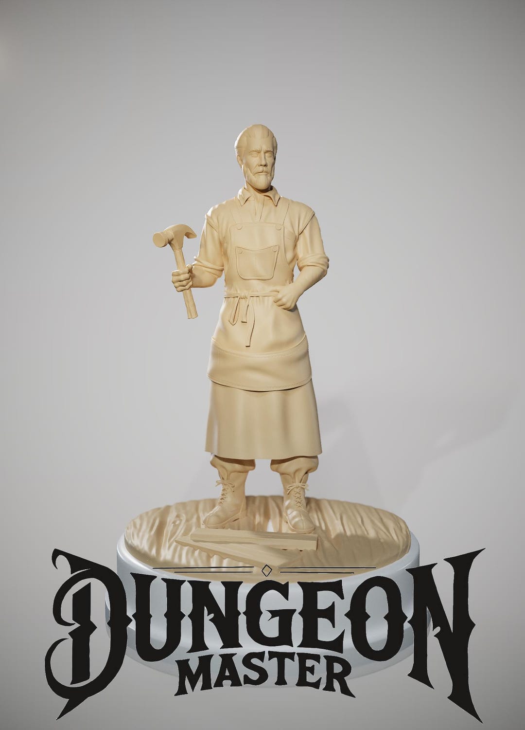 D&D Villager Blacksmith – STL Miniature for 3D Printing - Etsy