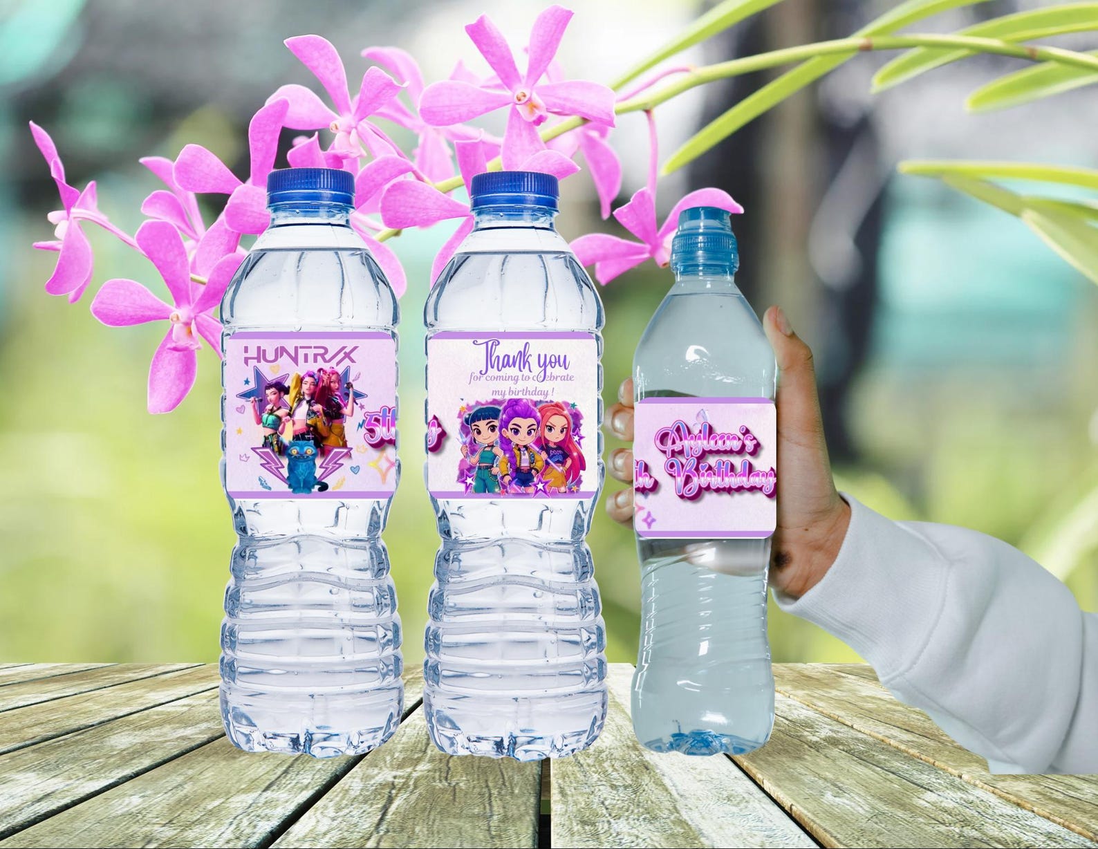 Kpop Personalized Birthday Water Labels - Etsy