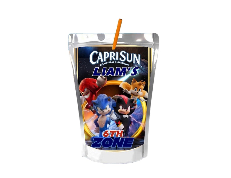 12 Personalized Capri Sun Juice Pouch Stickers Labels - Etsy