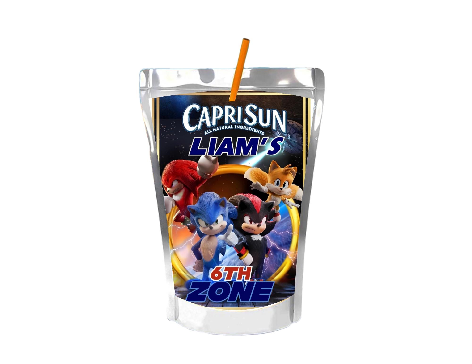 12 Personalized Capri Sun Juice Pouch Stickers Labels - Etsy