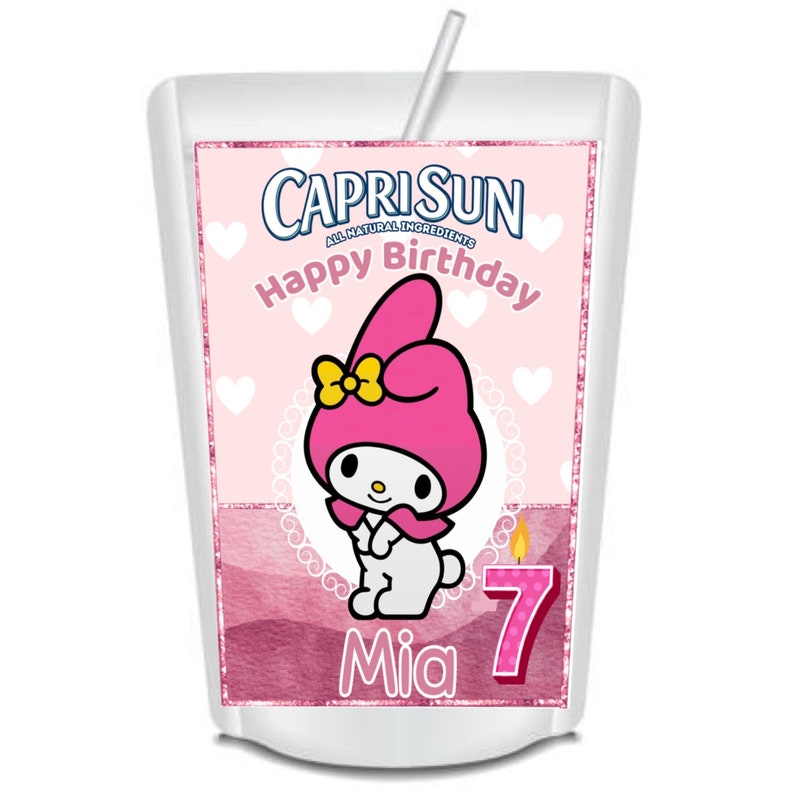 12 Personalized Capri Sun Juice Pouch Stickers Labels - Etsy