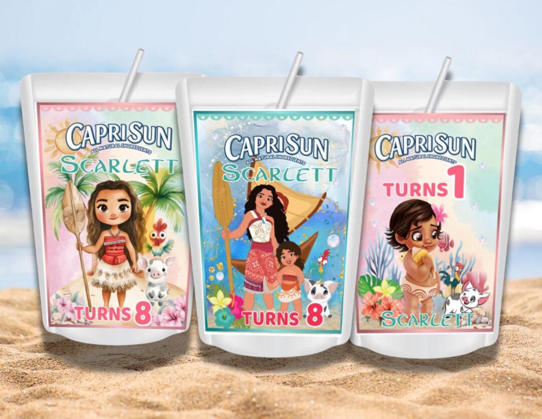 12 Personalized Capri Sun Juice Pouch Stickers Labels - Etsy