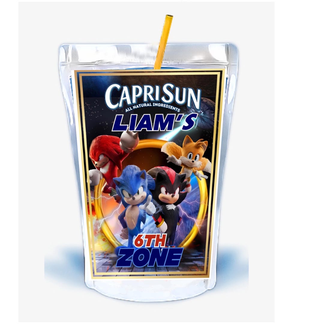 12 Personalized Capri Sun Juice Pouch Stickers Labels - Etsy