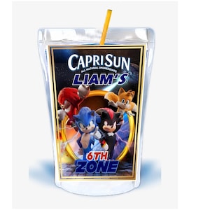12 Personalized Capri Sun Juice Pouch Stickers Labels - Etsy