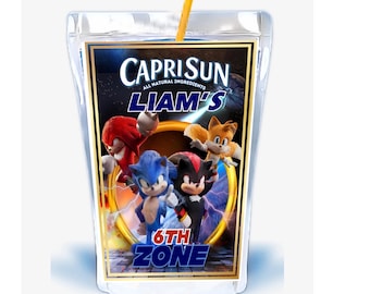 12 Personalized Capri Sun Juice Pouch Stickers Labels - Etsy