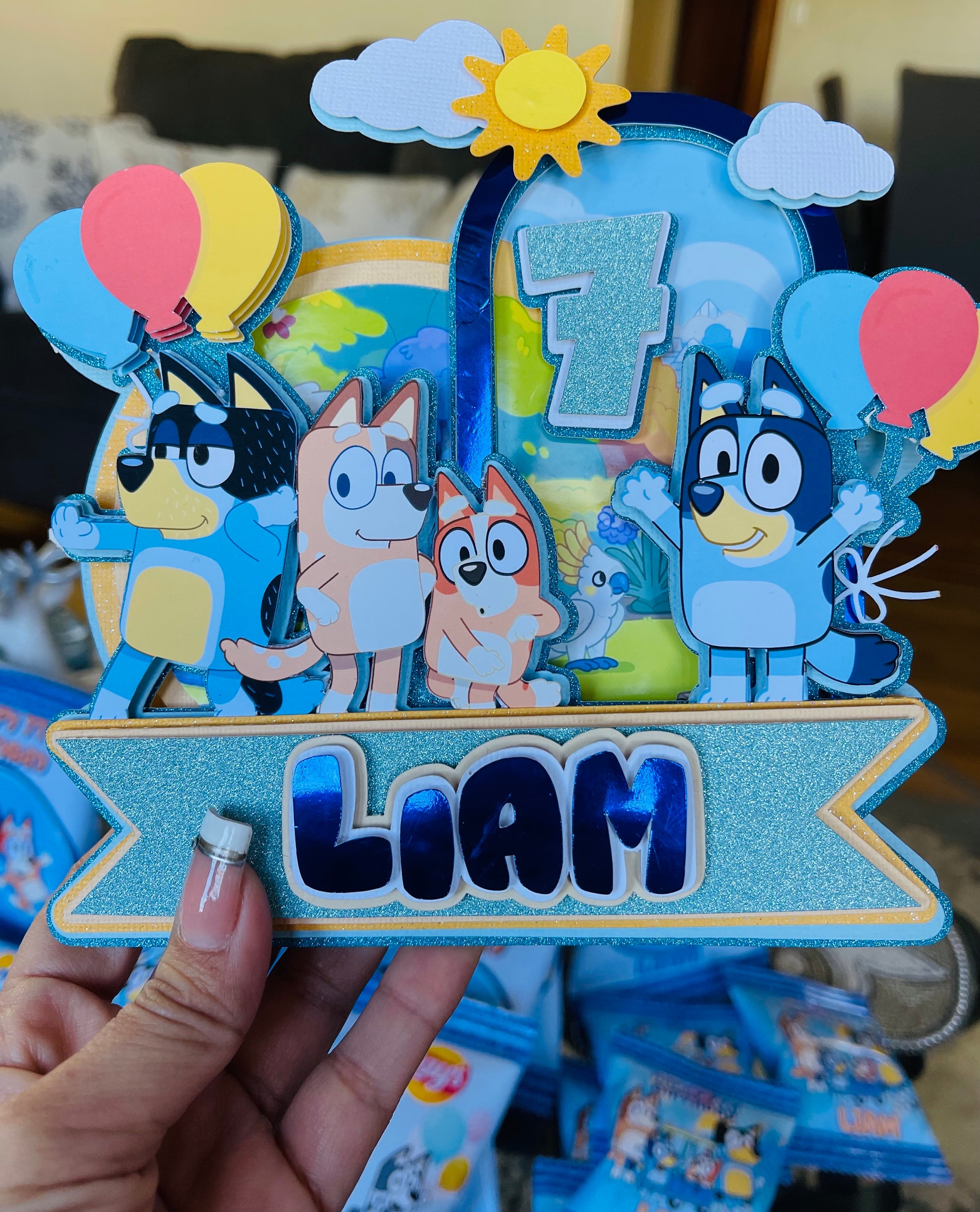 3D Cake Topper - Etsy