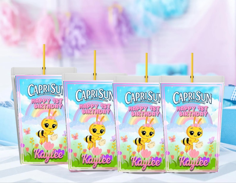 12 Personalized Capri Sun Juice Pouch Stickers Labels - Etsy