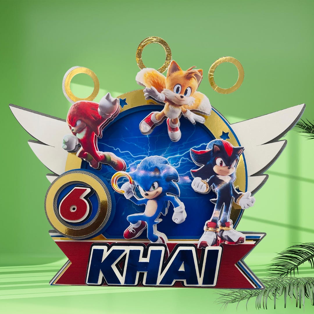 3D Cake Topper - Etsy