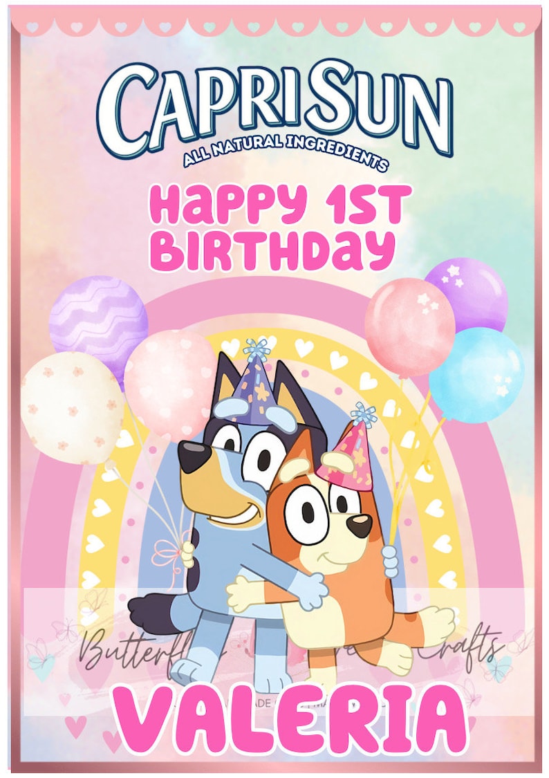 12 Personalized Capri Sun Juice Pouch Stickers Labels - Etsy