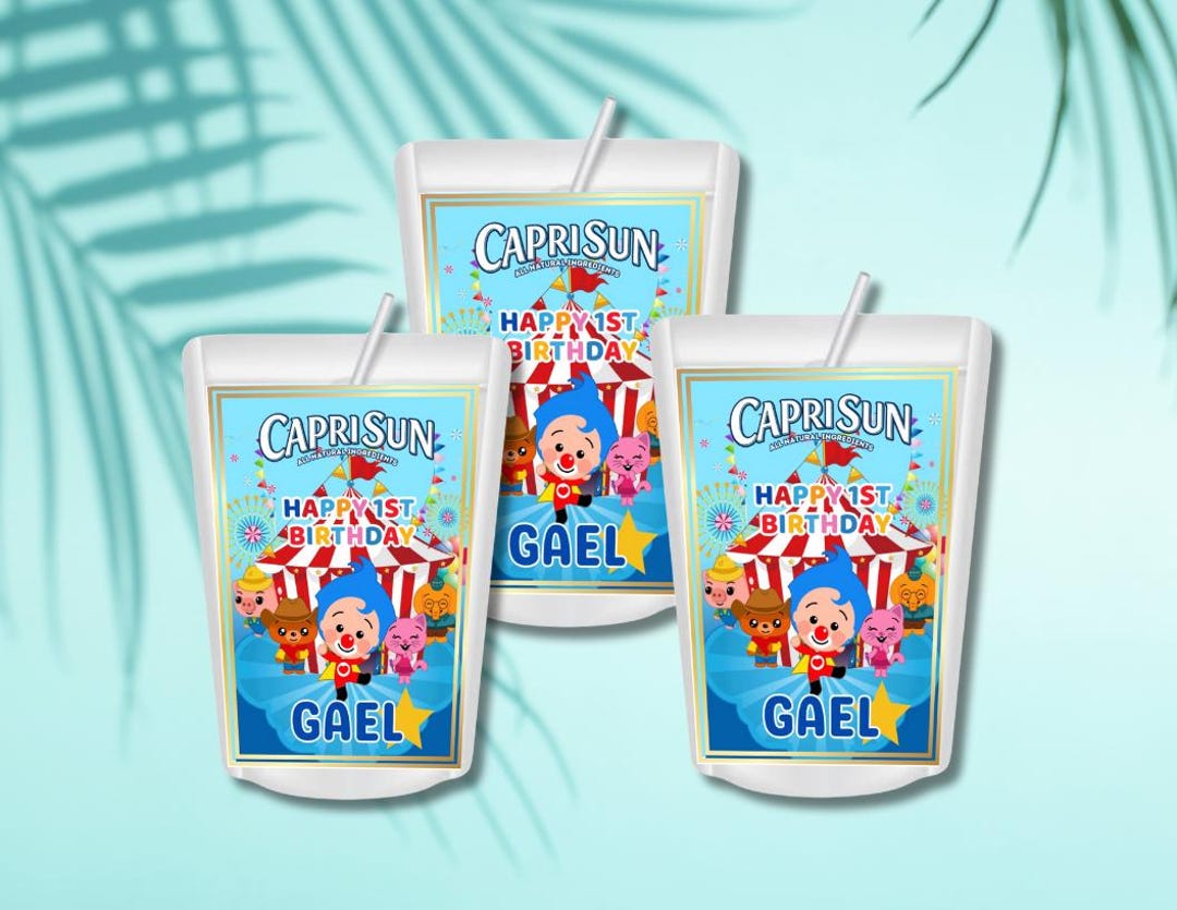 12 Personalized Capri Sun Juice Pouch Stickers Labels - Etsy