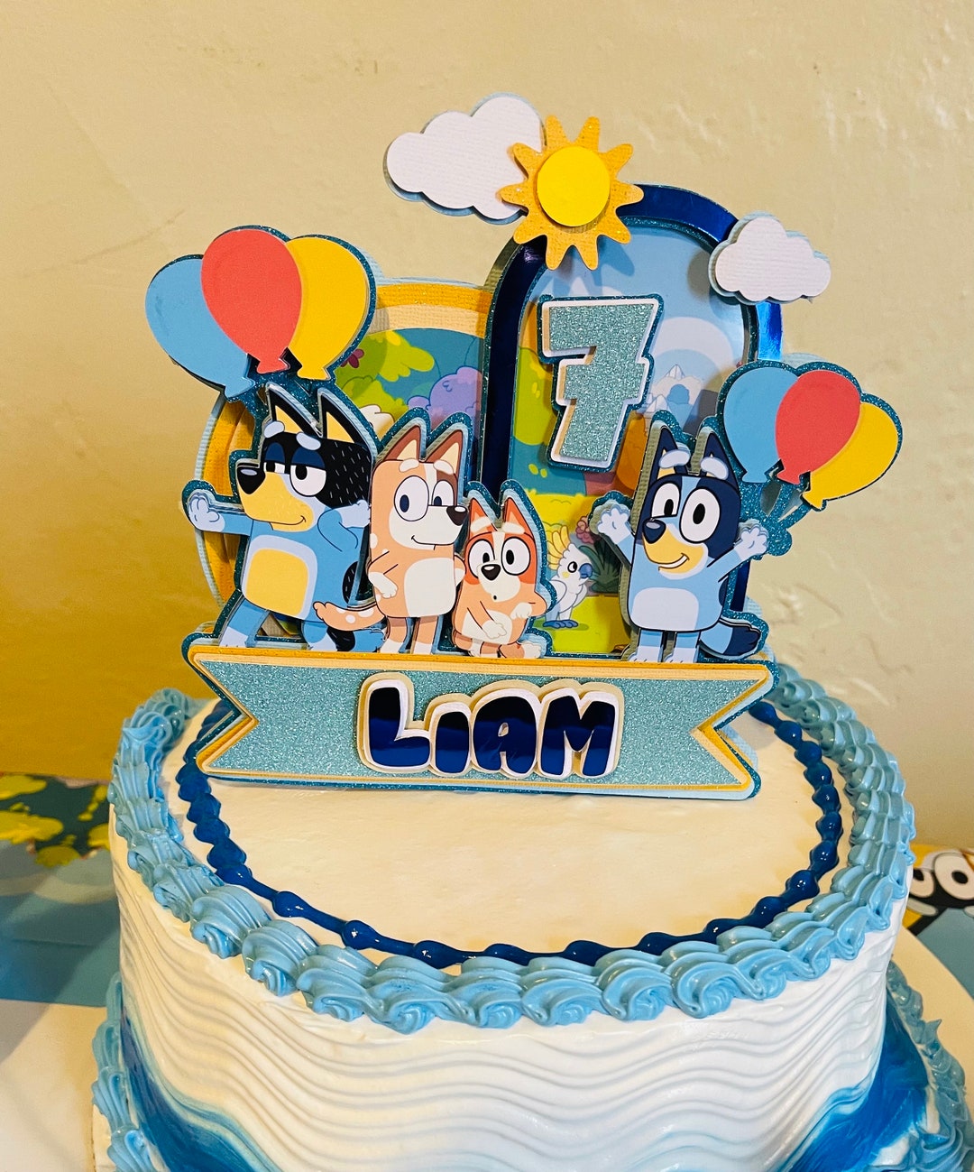 3D Cake Topper - Etsy