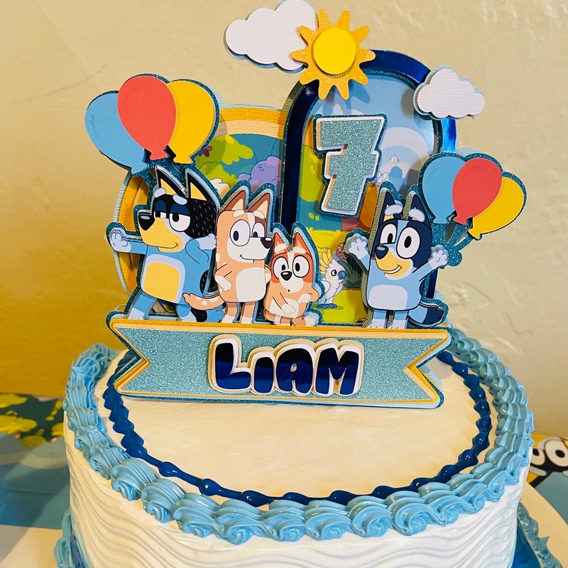 Bluey Cake Topper - Etsy