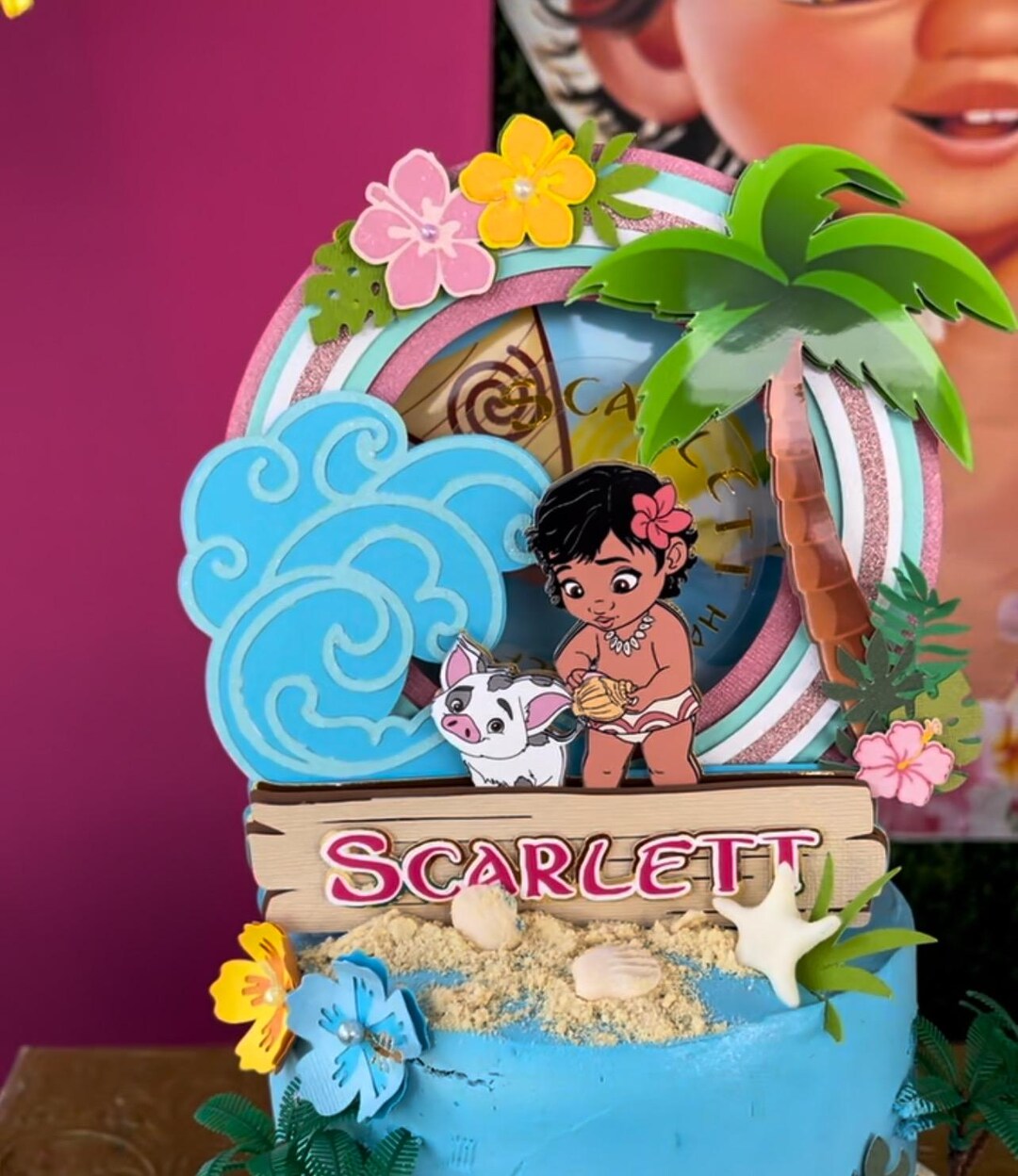 3D Cake Topper - Etsy