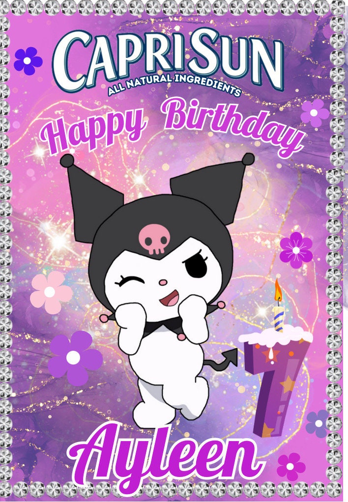 12 Personalized Capri Sun Juice Pouch Stickers Labels - Etsy