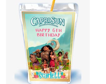 12 Personalized Capri Sun Juice Pouch Stickers Labels - Etsy