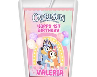 12 Personalized Capri Sun Juice Pouch Stickers Labels - Etsy