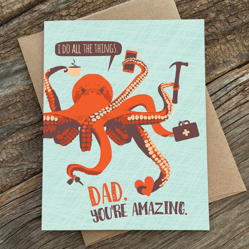 Orange Octopus - Etsy